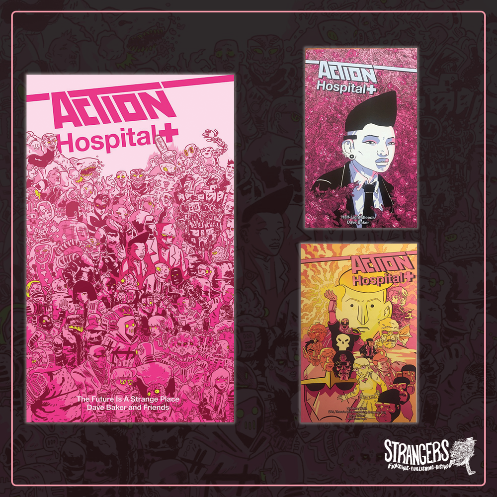 Action Hospital #1-3 by Dave Baker and Friends – Strangers Publishing